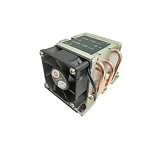 DYNATRON A 2637 Intel CPU Cooler 2U B5 LGA3647 Slim 56 x 95 mm Aluminium Cooling Body Heatpipes Active with PWMundbiszu205WTDP