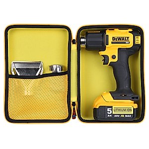 khanka Hard Storage Case Replacement for DEWALT 20V MAX Cordless Heat Gun (DCE530B), Case Only