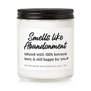 LUMELOOM Farewell Gifts for Coworkers, Coworker Leaving Gifts for Women-9oz Aromatherapy Lavender Scented Soy Wax Candle-Funny Going Away Gifts for Friends, Goodbye Gifts, Moving Away, Retirement Gift