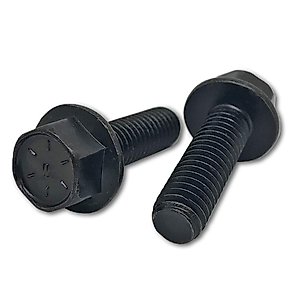 10 PCS 5/8-11x2-1/2" Grade 8 Hex Flange Screws Frame Bolts USS Coarse Phos & Oil