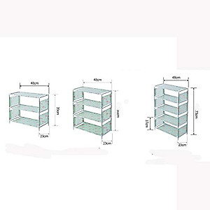TAZSJG Simple Layer Number Shoe Rack Shoe Rack Multifunctional Modern Bedroom Storage Rack Shoe Rack Living Room Storage Rack (Size : C)