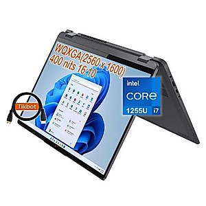 Lenovo Flex 5 16" 2-in-1 WQXGA (2560 x 1600) 16:10 Touchscreen Laptop, 10-Core i7-1255U, 400nits, 100% sRGB, Backlit KB, Wi-Fi 6, win11, Thunderbolt 4, w/HDMI (16GB RAM | 1TB PCIe SSD)