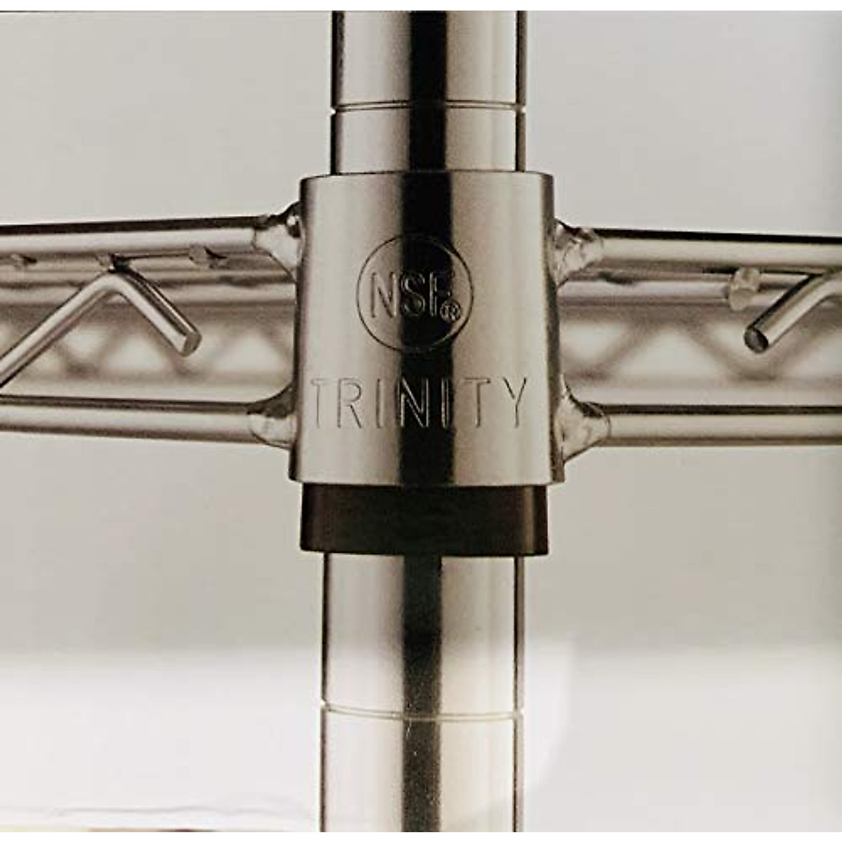 TRINITY 4 Tier Stainless Steel Wire Shelving Max weight 635kg