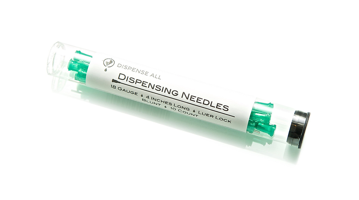 Dispense All 10 Pack: 4" Blunt Tip Luer Lock Needles