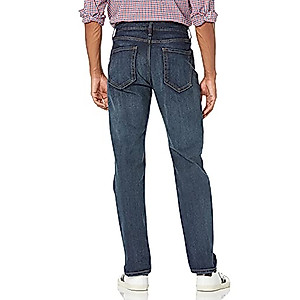 Amazon Essentials Men's Athletic-Fit Stretch Jeans - Dark Wash, 33W x 32L