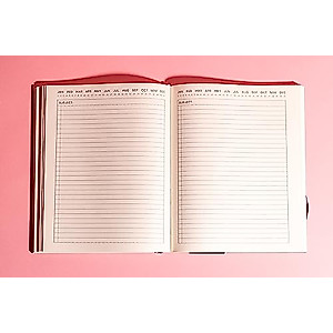 DesignWorks Ink Standard Issue Bound Personal Journal, Black 6.75" x 8.5"