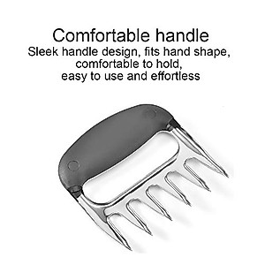 Bear claw， barbecue meat mincer，Meat Separator, stainless steel wire drawing meat mincer-barbecue and barbecue utensils, Meat Claws,Meat Shredder Claws，Shred and Cut Meats，a set of 2