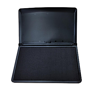 2000 PLUS Stamp Pad, Felt, Size No.2, 6-1/4" x 3-1/2", Black Ink (090407)