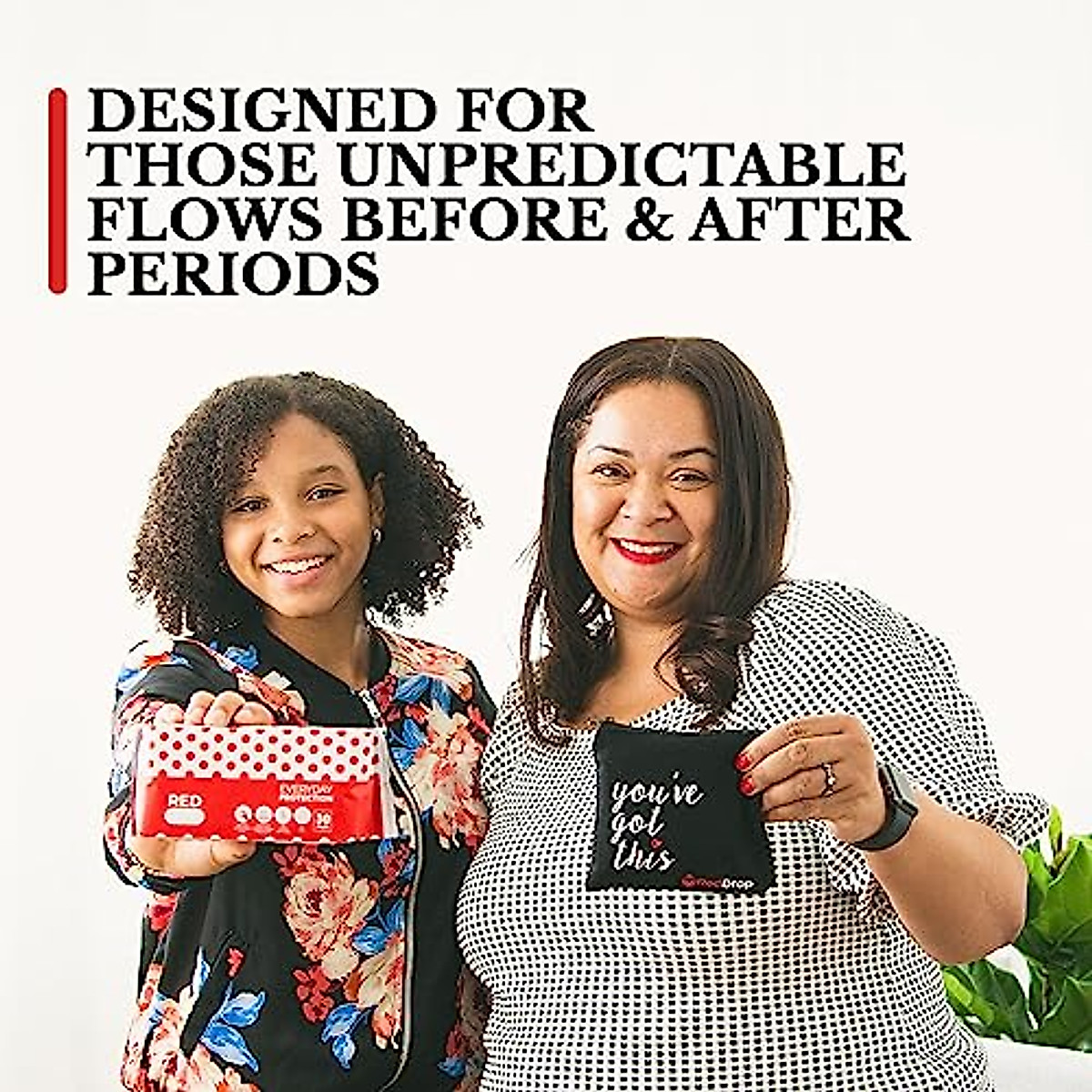 RedDrop Tween Everyday Pads - Reliable Backup for in-Between Days - Ideal for Girls Experiencing Discharge or Unexpected Bleeding