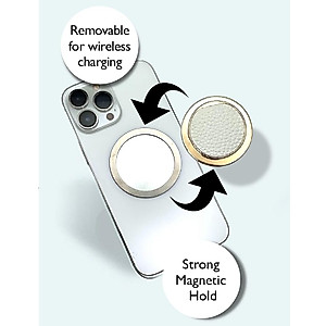 HANDL O MagSafe Carbon Fiber Removable Phone Grip & Stand for Smartphone – for Magnetic Charging