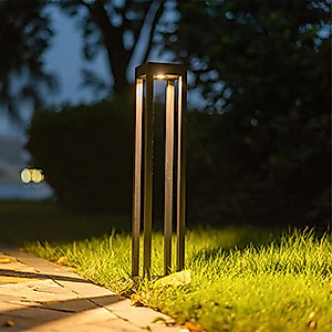 MCABUJT Led European Style Outdoor Waterproof Lawn Lamp, Villa Garden Lamp, Home Garden Decoration Small Street Lamp, Garden Landscape Entrance Small Street Lamp