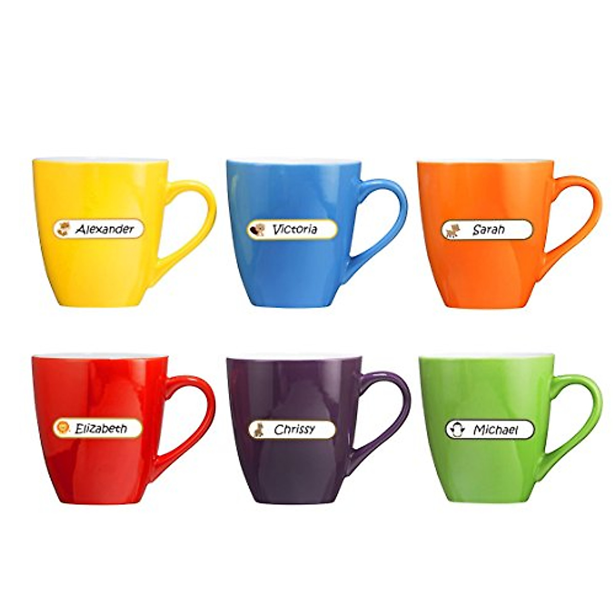 Baby Bottle Labels for Daycare, School, Self-Laminating Waterproof Write-On Name Stickers, Pack of 64