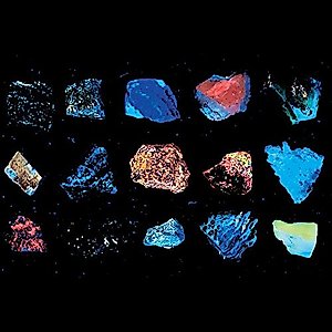 Long-Wave Fluorescent Minerals Collection