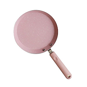 Hemoton Frying Pan Aluminum Non-Stick Pan No Stick Pan Crepe Pan Tortillas Pan Metal Pans Mini Nonstick Pan Nonstick Skillet Non Stick Pan Kitchen Gadget Pancake Skillet Pizza Plate Egg