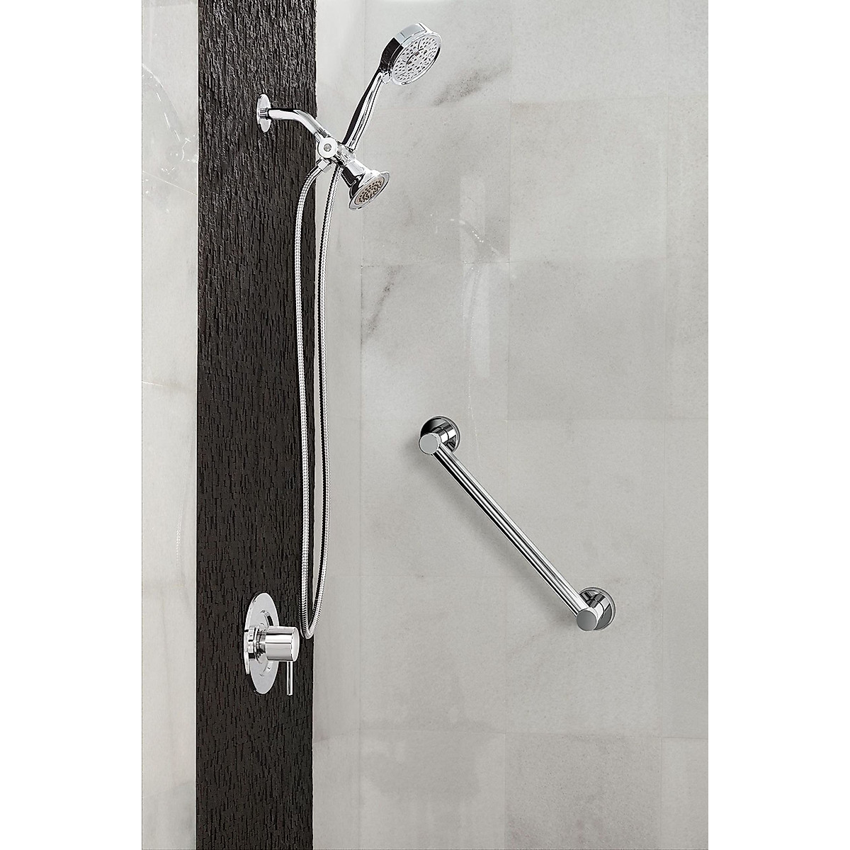 Moen Align Chrome Moentrol Volume Control Modern Shower Faucet Lever Handle, Valve Required, T3291