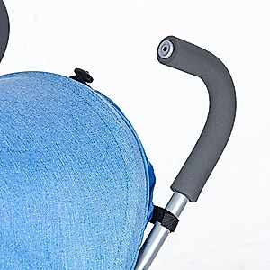 Xcivi Replacement Foam Handle Cover for Baby Stroller Pushchair - Great Stroller Accessory (Black, Fit Dia 0.6~0.8 inches)