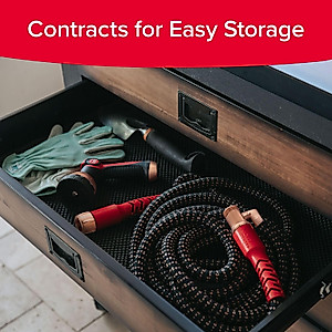 Pocket Hose Copper Head w/New Pocket Pivot Expandable Garden Hose 50 FT, AS-SEEN-ON-TV, Swivels 360°, Advanced Tri-Tex Tubing & Force Field Jacket, 3X Stronger, Lead-Free, No-Kink, Anti-Burst w/APT