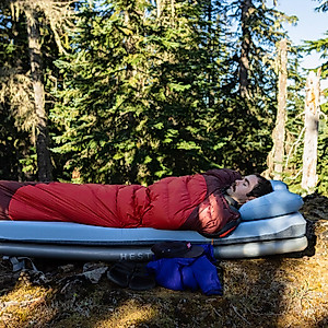 HEST Sleep System - Memory Foam Camping Mattress with Inflatable Pump and Carry Bag, Single Mattress, 78" L x 25" W