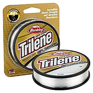 Berkley Trilene® 100% Fluorocarbon, Clear, 10lb | 4.5kg, 200yd | 182m Fishing Line, Suitable for Freshwater Environments