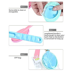 Easy Lotion Applicator, Back Rubs Massager Bath Brush, Extra Long Handle, Easily Self Apply Lotions, Great for Body Care