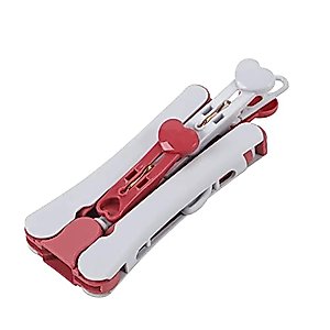 Travel Outdoor Folding Clothes Hanger, Storage Clothes Hanger, Student Clothes Hanger, Clothes Support, Household Clothes Hanger, Underwear Rack Red