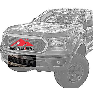Mountains2Metal “Mod Slots” Edition Powder Coated Black Bumper Grille Insert Fits 2019+ Ford Ranger M2M #200-20-1