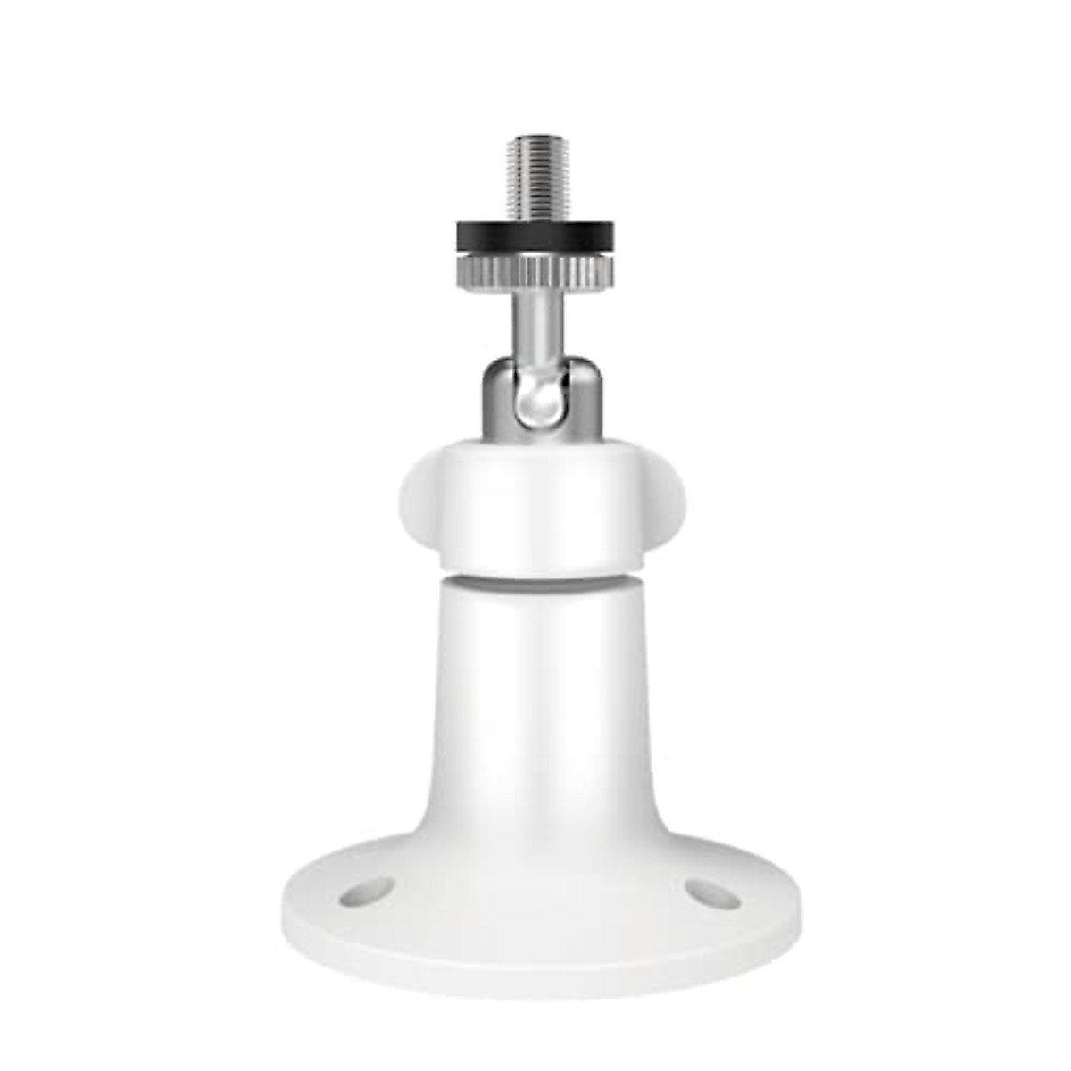 ZUMIMALL Metal Wall Mount Wireless WiFi Security Camera, Outdoor/Indoor Bracket, 360° Rotation 1/4" Screw(White)