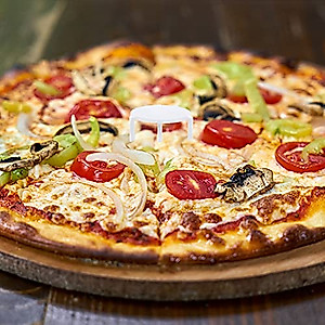 Party Essentials Disposable Plastic Pizza Stands/Savers/Tripod Stacker/Catering Boxes and Food Take Out, Pack of 200, White