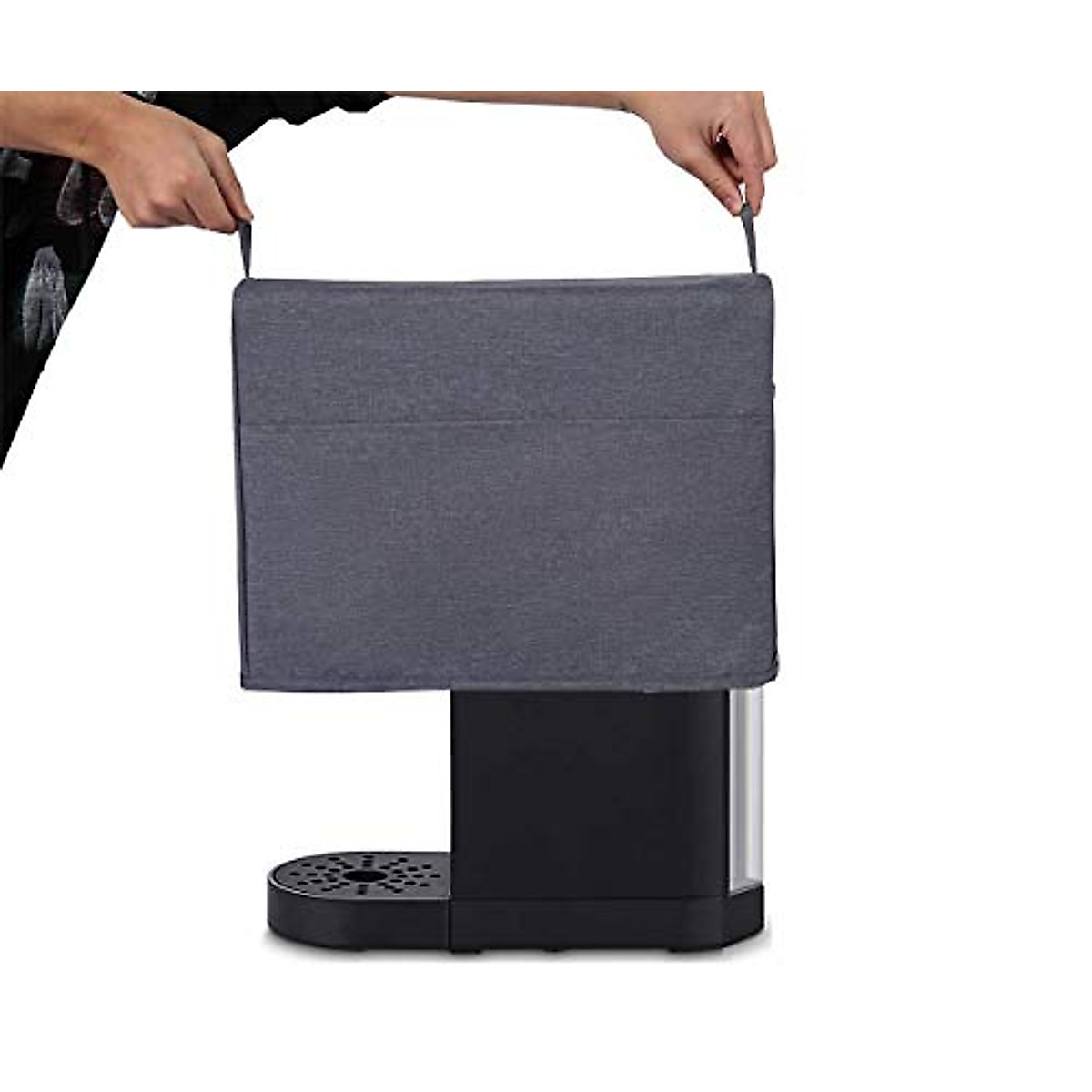 YELAIYEHAO Single Serve Coffee Makers Cover for Keurig Coffee Maker K-Slim (grey, 15.5"X5.5"X12")