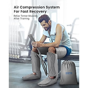 RENPHO Leg Massager FSA HSA Eligible, Air Compression Leg Massager for Circulation Pain Relief, 6 Modes 4 Intensities,Reduce Swelling, Muscles Relaxation Gifts for Men Women