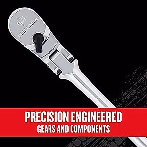 Craftsman V-SERIES Ratchet, 1/4 Inch Drive, 80-Tooth, Flexible Head XL (CMMT86303V)