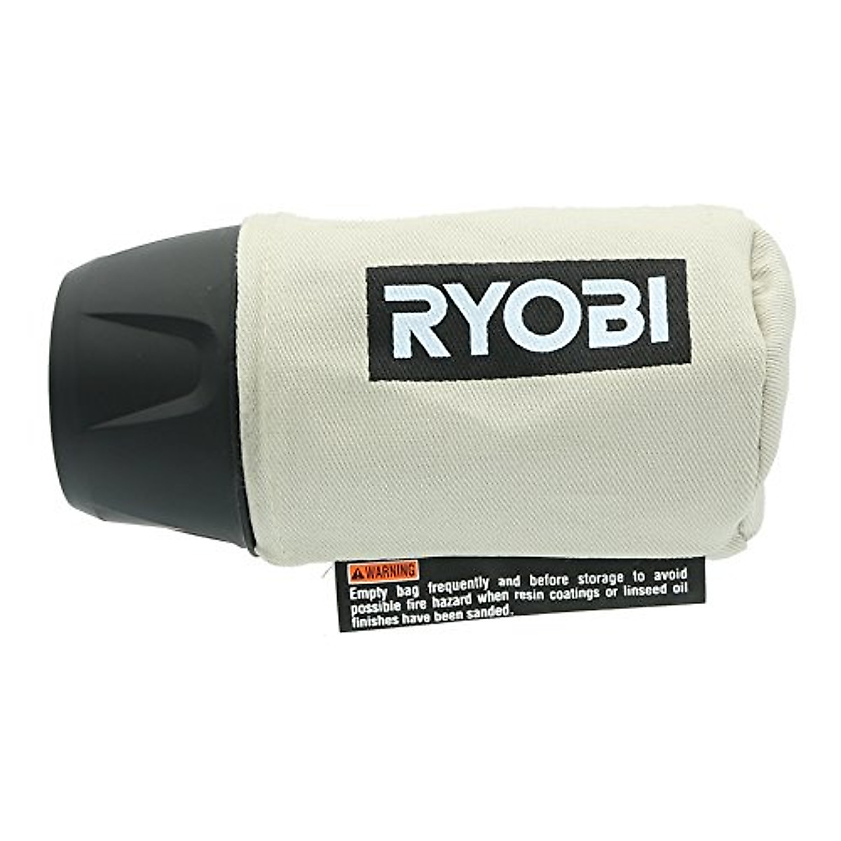 Ryobi RS290G 2.6 Amp 12,500 OPM Single Speed 5 Inch Hook and Loop Corded Random Orbit Sander w/ 3 Pads and Dust Bag