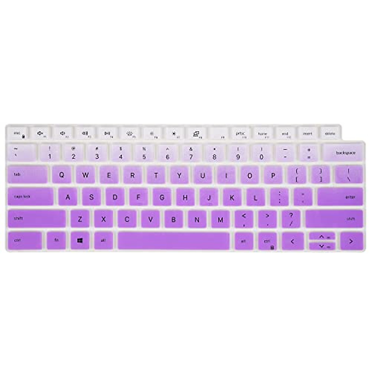 Keyboard Cover for 16" Dell Inspiron 16 5630 5620 5625 7620 7630, Dell Latitude 3320 3420 14", Dell Inspiron 14 5430 5410 5415 5418 5420 5425 7415 7420 7425 7430, Inspiron 13 5310 5320,Ombre Purple