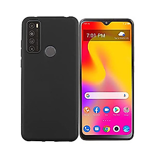Tznzxm Case for TCL 30 XL, TCL 30 XL Phone Case, TCL 30 XL Case,T701DL Case, Flexible Soft TPU Scratch Resistant Non-Slip Shock Absorption Cover Rubber Slim Back Case for TCL 30 XL T701DL