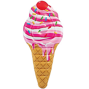 Intex 58762EU Realistic Print Mattress Ice-Cream Lilo, Multi-Colour, 224 x 107 cm