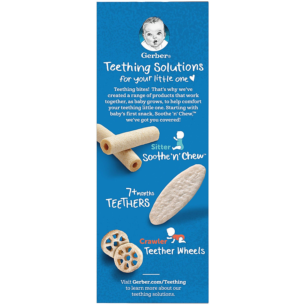 Gerber Snack for Baby Teethers, Mango Raspberry, Gentle Teething Wafers Flavored with Real Fruits, 12 Individually Wrapped 2-Packs (24 Wafers/Box) (Pack of 2 Boxes)