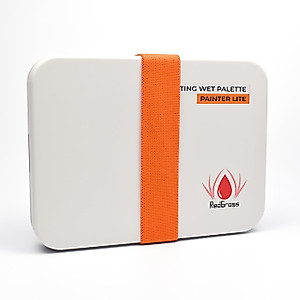 Redgrassgames Everlasting Wet Palette - Painter Lite - 50 Sheets/2 Foam - The Original Wet Palette for Miniature Painting, Approved by Pro Painters