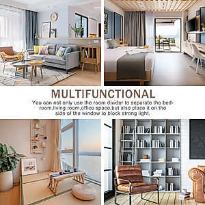 Room Divider Panel, 4 Panel Partitions and Dividers Freestanding, 6FT Room Dividers and Folding Privacy Screens, Room Divider Screen, Plum Blossom Shoji Screen for Home Office Bedroom, White