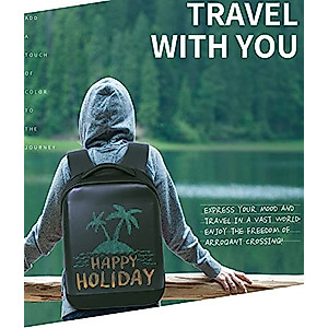 Novelty Smart LED Backpack Fashion Black Customizable Laptop Backpack Creative Christmas Gift School Bag (Black New Modol)