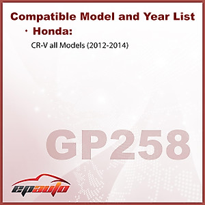 EPAuto GP258 (CA11258 / 17220-R5A-A00) Replacement for Honda Rigid Panel Engine Air Filter for CR-V (2012-2014)