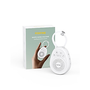 FOXFINE White Noise Machine, Portable Sound Machine with 30 Soothing Sounds, Travel Sound Machine for Sleep with Timer Child Lock, Noise Canceling for Home Office Privacy, Ideal for Baby Kids Adults