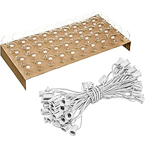 Amazon Basics Patio String Light, 50 Feet, White