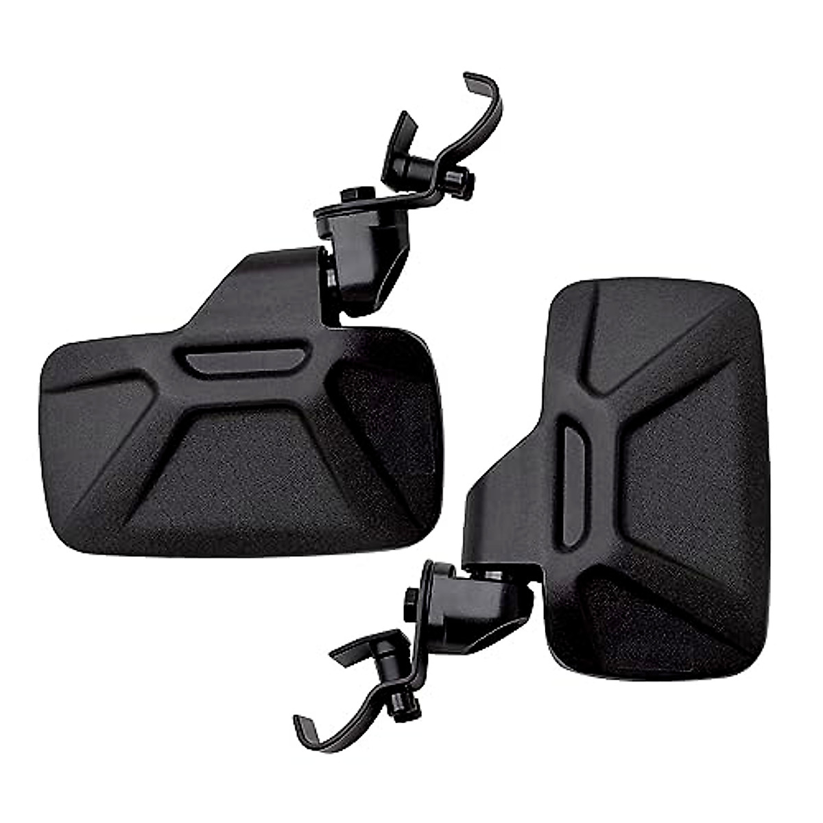 Universal UTV Side View Mirrors large field of view 360° Rotate Adjustable Rearview Mirror Shatter-resistant Clear View Compatible with Polaris Ranger General Defender Can-Am Maverick Trail