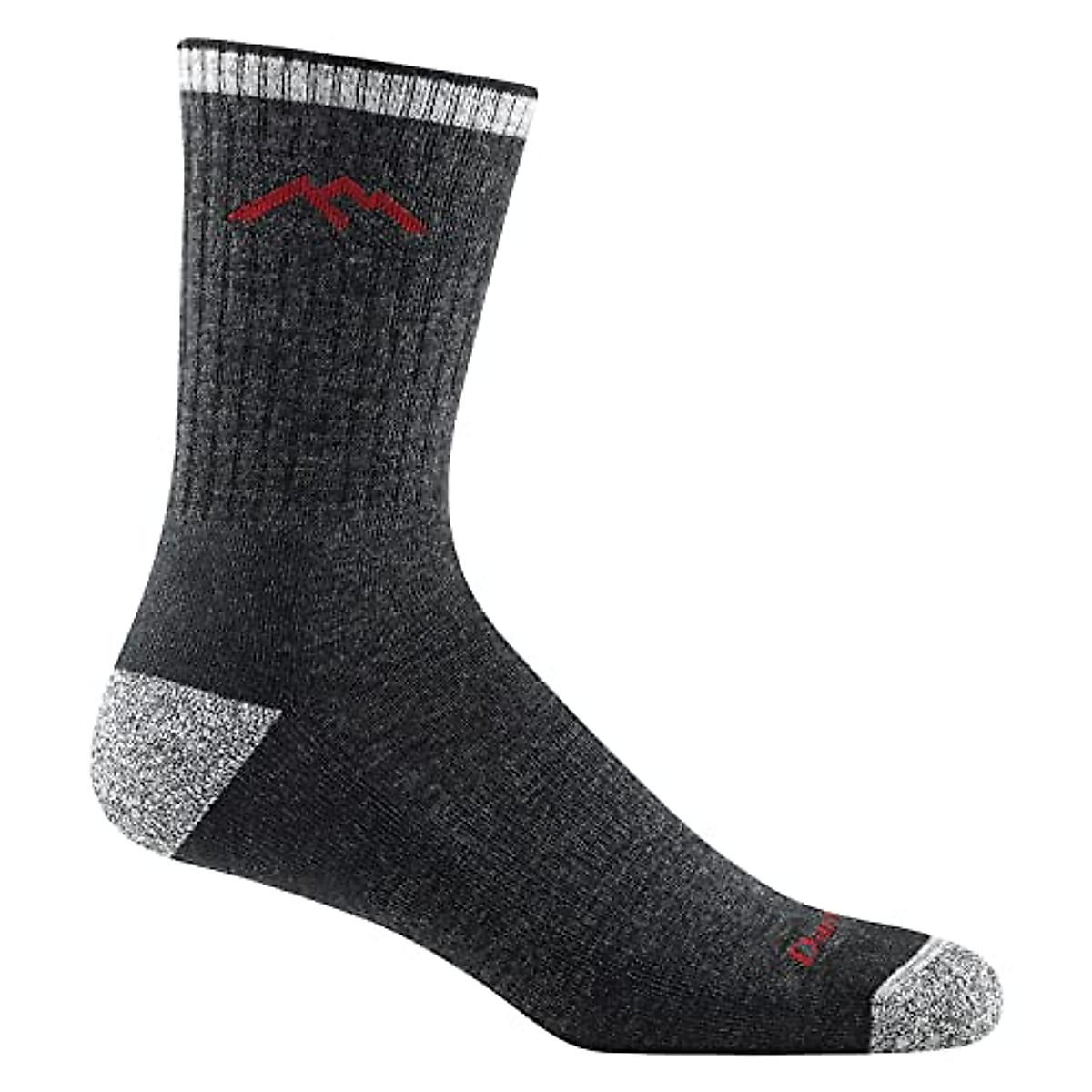 Darn Tough Merino Wool Micro Crew Cushion Sock Black, XL