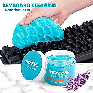 TICARVE Cleaning Gel for Car Detail Tools Car Cleaning Automotive Dust Air Vent Interior Detail Putty Universal Dust Cleaner for Auto Laptop Car Slime Cleaner