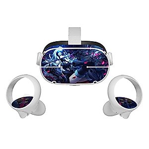 Oculus Quest II VR Headset Skin Sticker Nightmare Knight Vinyl Decal for Headset and Controller