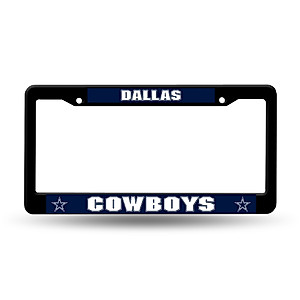 Rico Industries NFL Dallas Cowboys Plastic License Plate Frame, 6 x 12.25-"