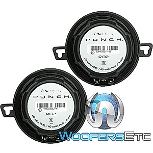 P132 - Rockford Fosgate - 3.5" 2-Way Punch Series Full Range Coaxial Car Speakers