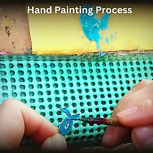 Awareness Bangles For Women - Ovarian Cancer Awareness Bracelets Charm Bangle - Teal Turquoise Ribbon Positive Inspirational Message Charm Bangle 1 pc