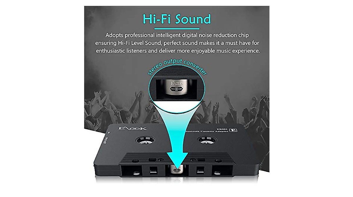 Elook Bluetooth Cassette Adapter: Stream Audio in Your Car